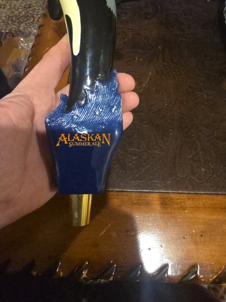 Alaskan Brewing Co. Winter Summer Ale Orca Bald American Eagle Beer Tap ...