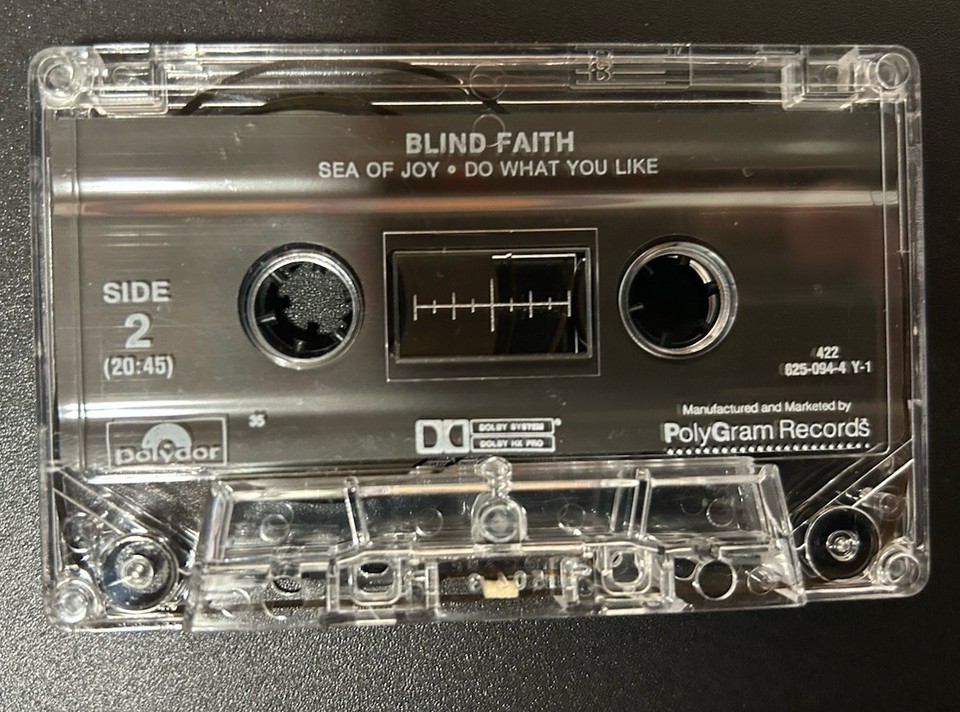 1969-BLIND FAITH-CASSETTE TAPE-WINWOOD/CLAPTON/BAKER/GRECH-OOP-U.K ...