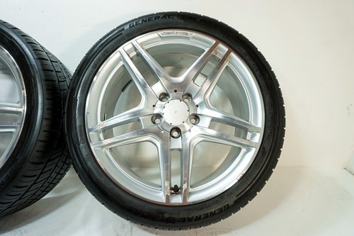 10-16 Mercedes E350 W212 OEM AMG 4 Wheel Rim Tires 245/40ZR18 98W 18 ...
