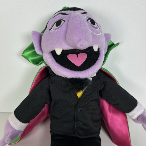 Gund Sesame Street Muppets Count Von Count Dracula Vampire 14" Plush ...