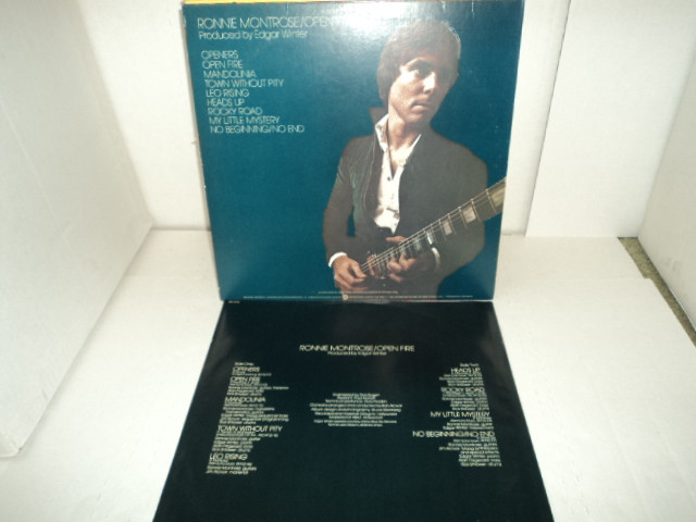 RONNIE MONTROSE OPEN FIRE Produced by Edgar Winter 1978 BSK 3134 LP EX ...