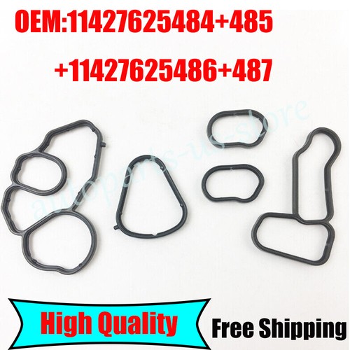 5pcs Gasket Set Oil Cooler For BMW 1er 3er F20 F21 F30 F31 F35 F80 ...