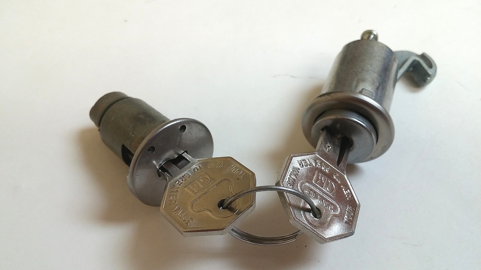 1965 Chevelle Malibu Lock Cylinder Set Ignition Door Trunk Glove Box ...