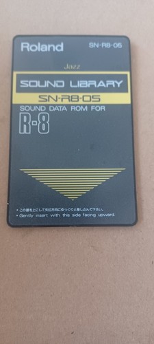 Roland Sound Library SN-R8-05 Sound Data Rom For R-8 JAZZ | eBay