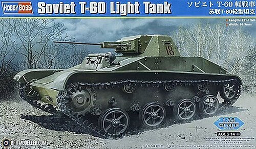 HobbyBoss SOVIET T-60 LIGHT TANK - Plastic Model Military Vehicle Kit - 1/35 | eBay