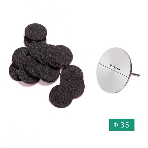 Replaceable Round Sanding Paper Pedicure Foot Care Tools Nail Drill ...