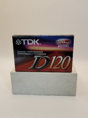 TDK D120 High Output Dynamic IEC I/Type I New Sealed Cassette Tape. | eBay
