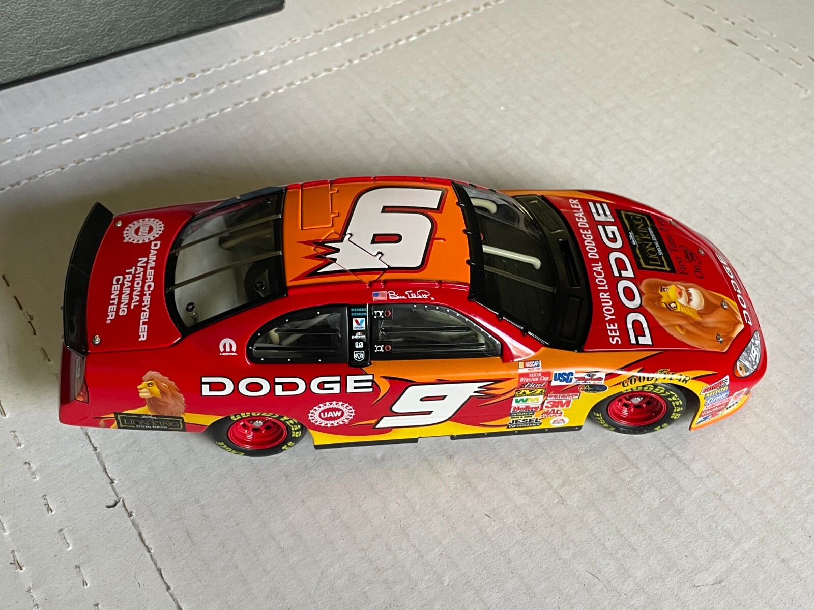 1:24 76 /600 Bill Elliott 12003 Intrepid #9 Dodge / Lion King RCCA ...