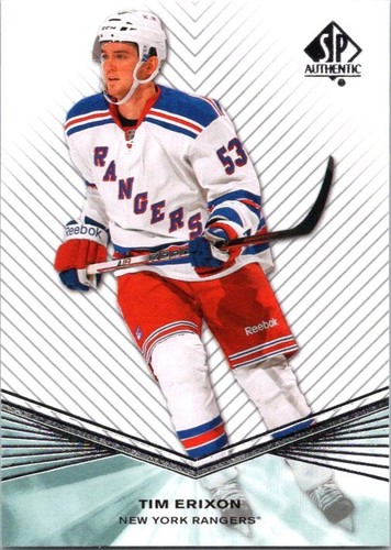 2011 SP Authentic #R64 Tim Erixon - Rookie Extended - UD | eBay