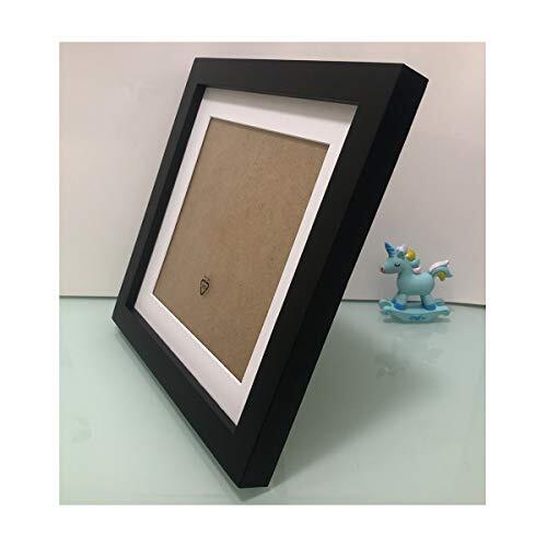 5x5 Picture Frames with 4x4 Opening Mat. 5x5 Black Square Photo 5x5m4x4 ...