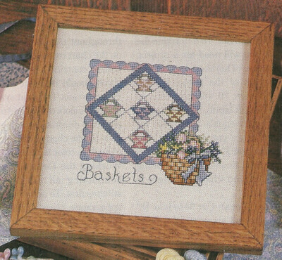 Baskets Coffee Break Project Cross Stitch Pattern CHART ONLY Magazine ...