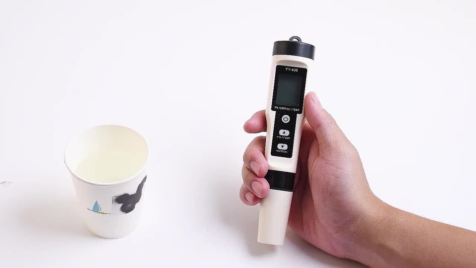 4 In 1 Portable Tem H2 Orp Ph Meter Dissolved Hydrogen Test Water ...