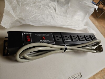 Archer six outlet power strip with Spike protection | eBay