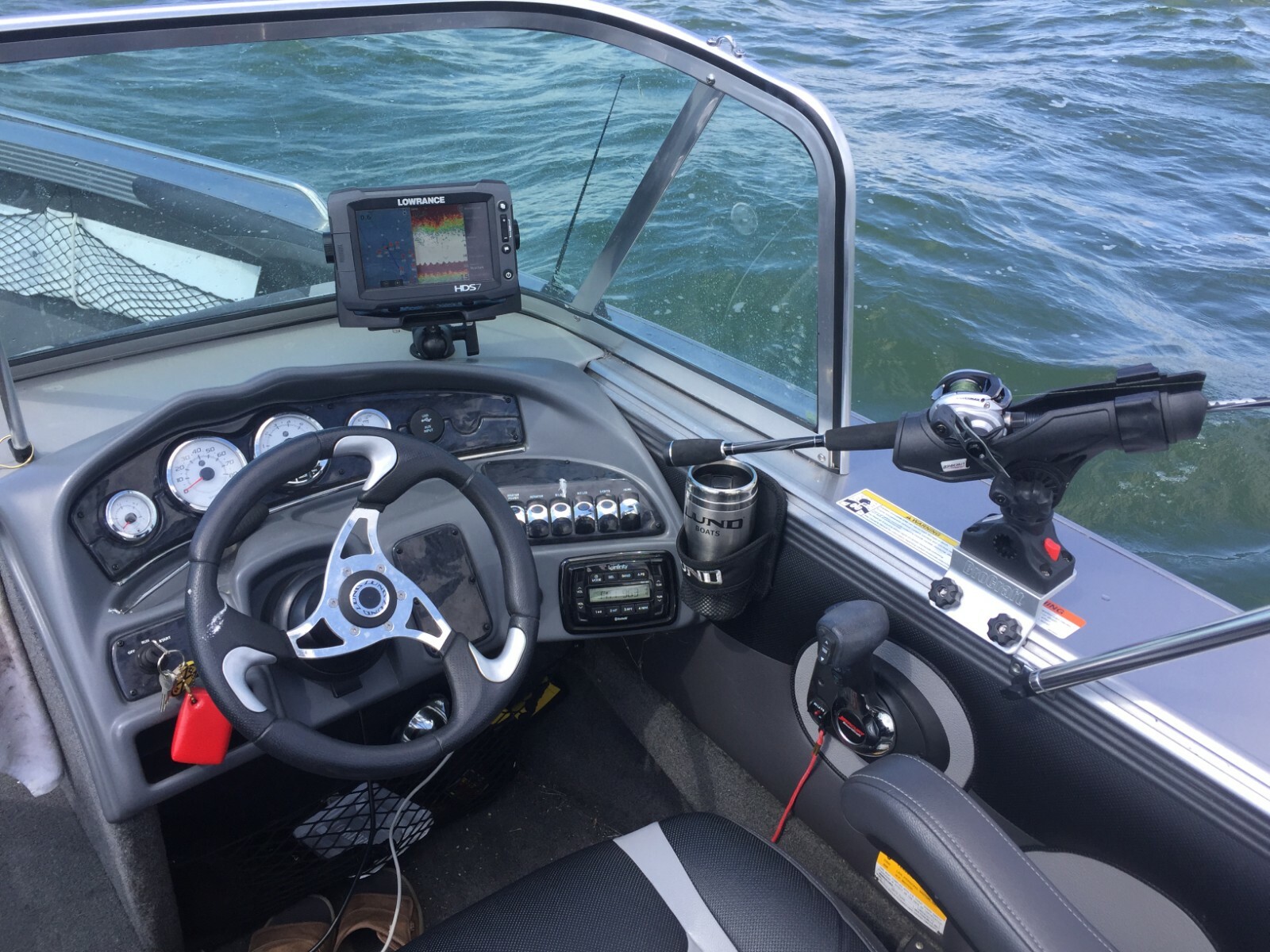 Brocraft Lund Boat Rod Holder/ Lund Sport Track 45 Degree / WAR EAGLE ...