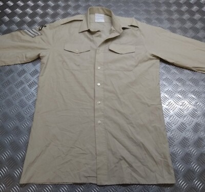 Army No2 Shirt Long Sleeves No 2 British FAD All Ranks Sergeant & Skill ...