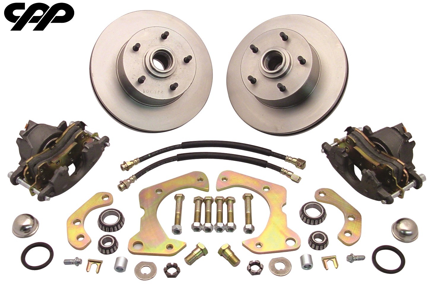 1965-68 Chevy Impala Belair Biscayne Large Caliper Stock Spindle Disc ...