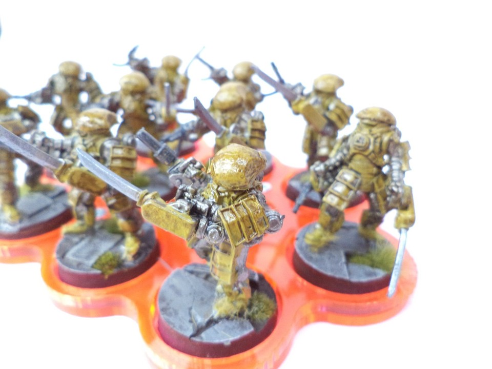 Konflict 47' 28mm, Japanese Battle Frame Armor Infantry, cast metal, painted, | eBay