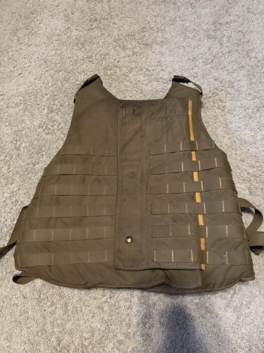 Coyote Brown USMC Body Armor Vest w/ Soft Armor Inserts LVL3A Medium | eBay
