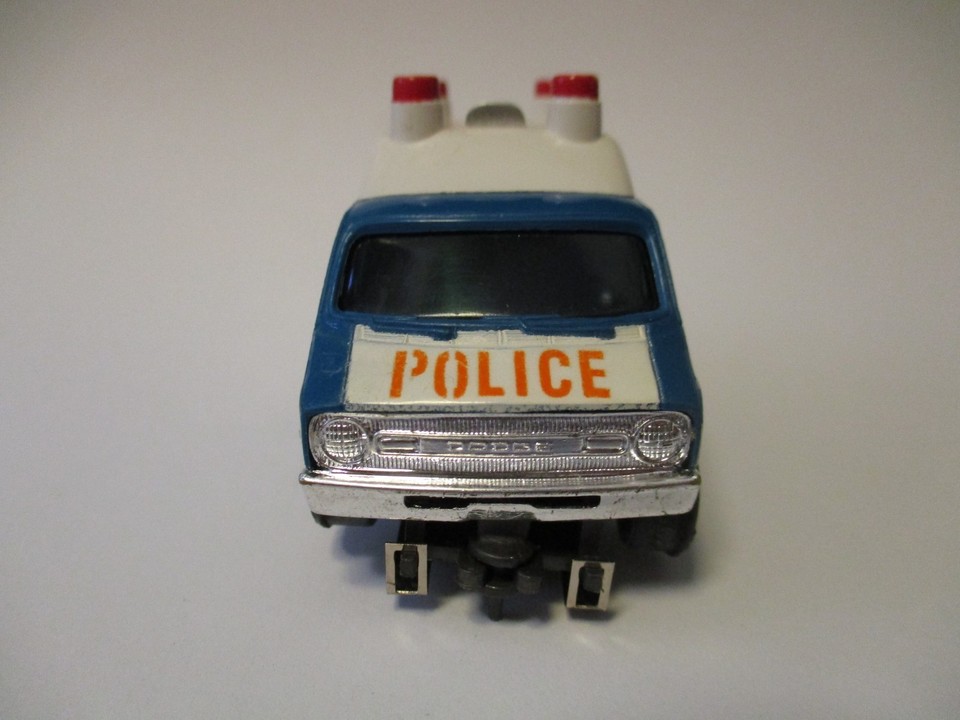 Vintage Aurora AFX Slot Car - DODGE POLICE VAN - For Repair | eBay