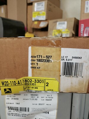 New AC Delco GM OEM 171-527 Drum Brake Shoe Kit 18023301 NEver opened ...