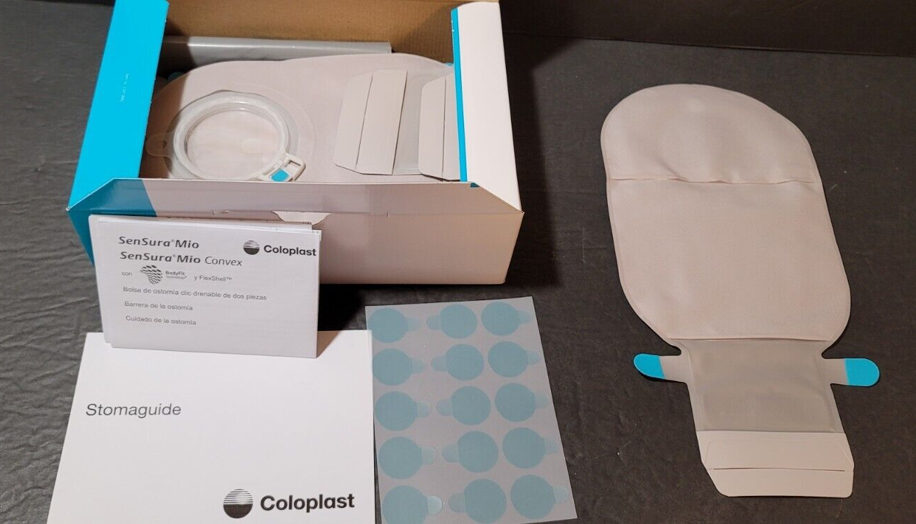Coloplast 11472 SenSura Mio Click 2-Piece Ostomy Pouches 2" Maxi Exp ...