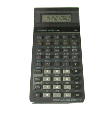 Texas instruments TI-60 Programmable Scientific calculator | eBay