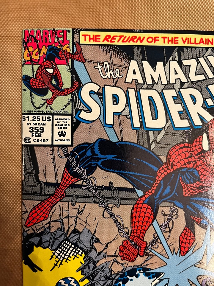 Amazing Spiderman #359 Newsstand. 1st Cameo Carnage. | eBay