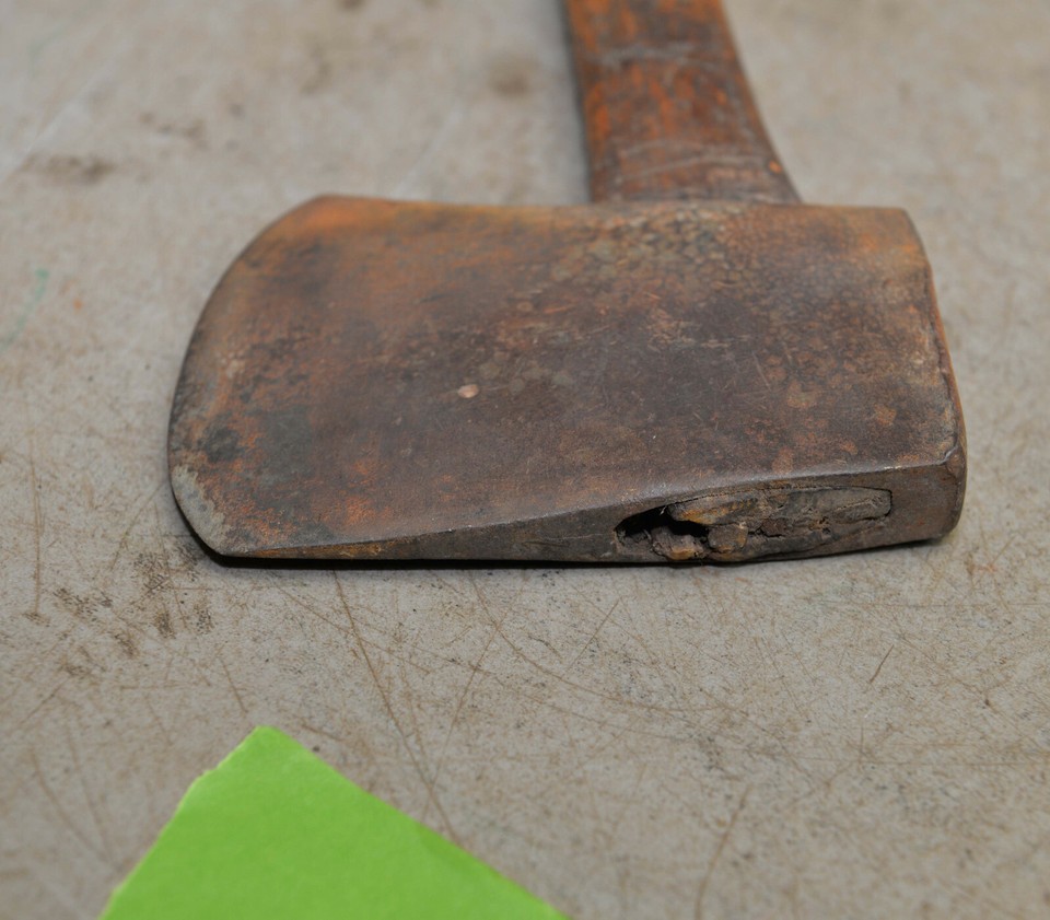 Rare antique N. Serly collectible hand made axe early hatchet frontier ...