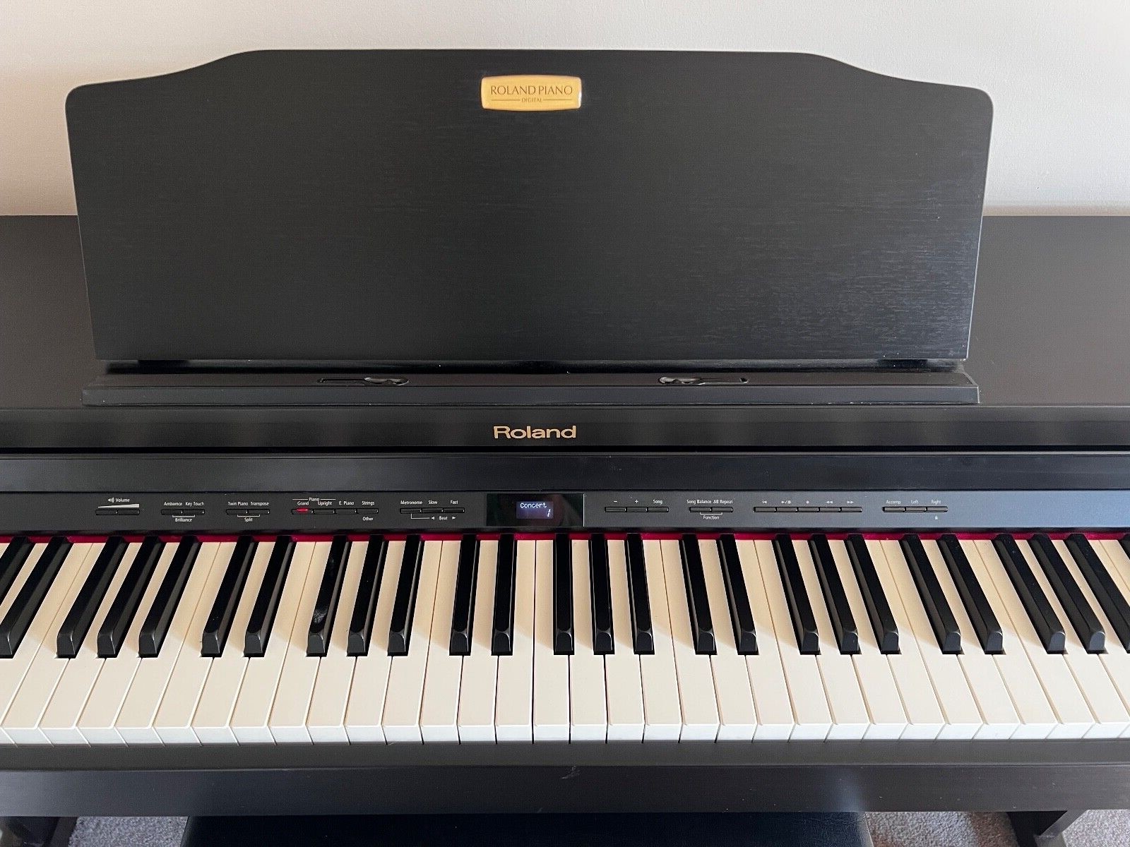 Roland Digital Piano HP504 with stool | eBay UK
