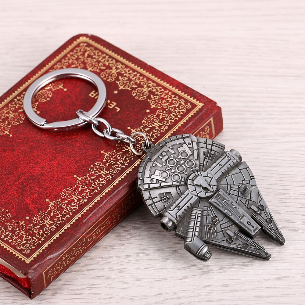 Millennium Falcon Key Ring. Star Wars Han Solo Space Ship Double Sided ...