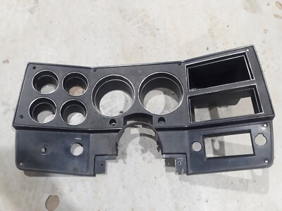 84-87 CHEVY INSTRUMENT CLUSTER BEZEL USER BLACK SPEEDOMETER GMC C10 K10 ...