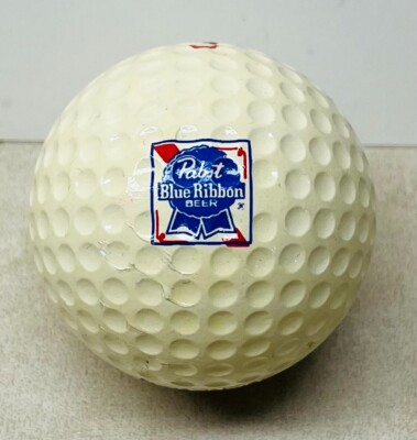 Vintage Pabst Blue Ribbon Beer Logo Golf Ball - True Blue/Uniroyal | eBay