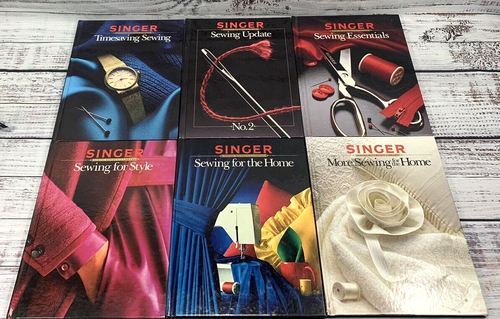 VINTAGE LOT of 6 Singer Sewing How To Books From 1984-1989 | eBay