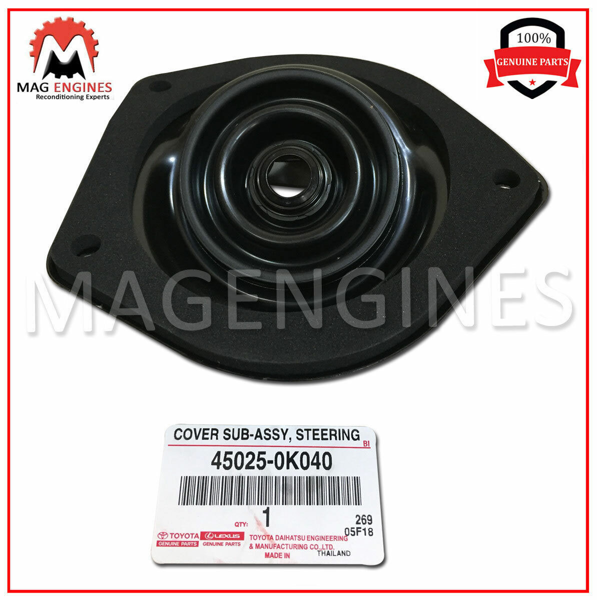 45025-0K040 GENUINE OEM COVER SUB-ASSY, STEERING COLUMN HOLE, NO.1 ...