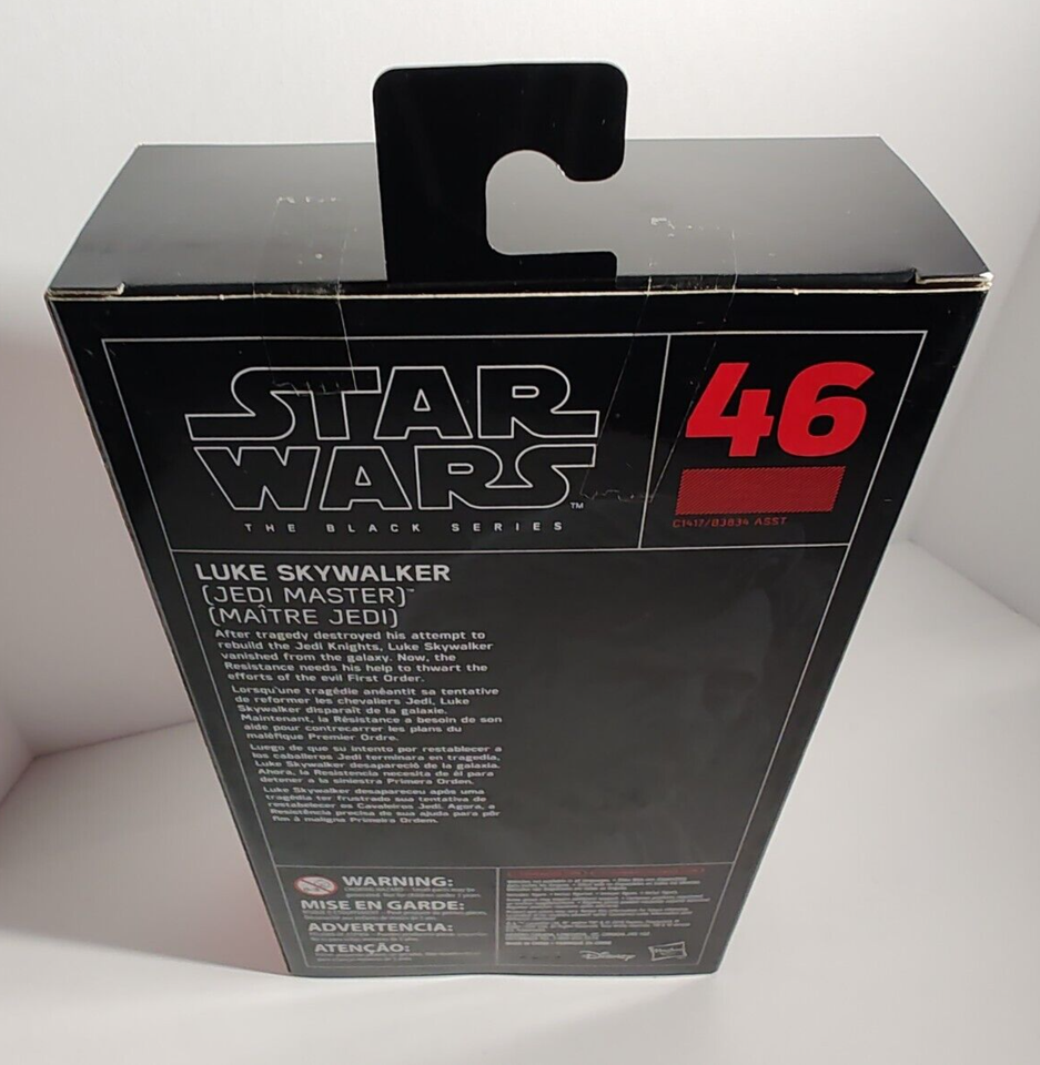 Luke Skywalker Jedi Master Star Wars The Black Series #46 6" Action ...
