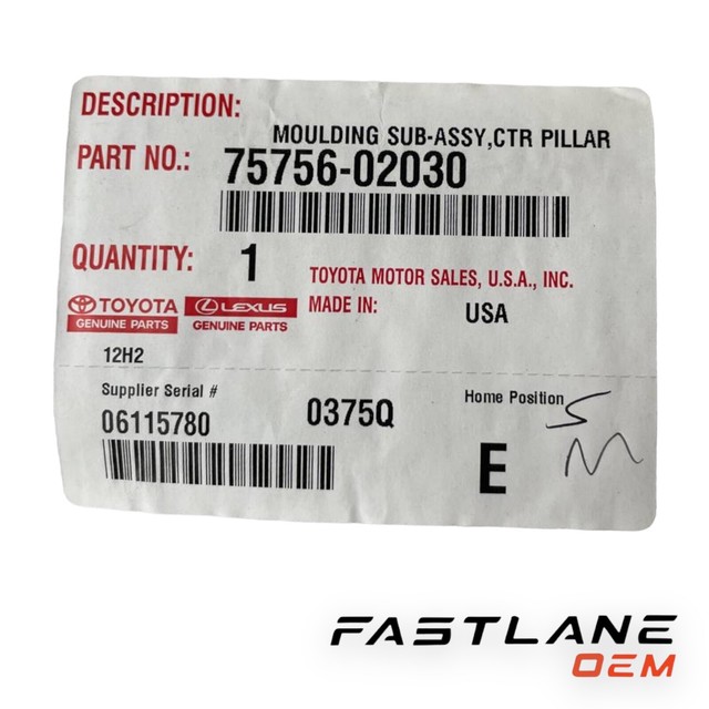 TOYOTA 7575602030 Genuine OEM Frame Molding for sale online | eBay