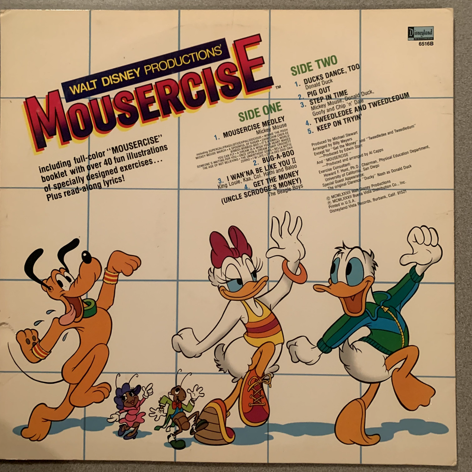 Walt Disney Productions' Mousercise | eBay