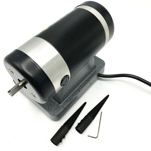 Jewelry Polisher Rock Lathe Bench Buffing Wheel Machine w/ Tapered ...