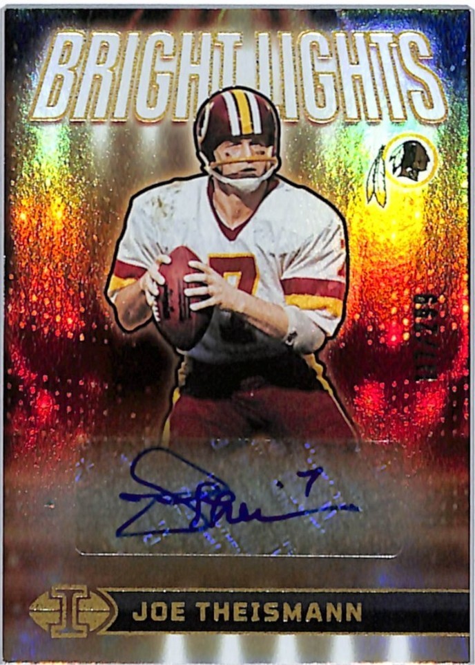 2024 Panini Illusions - Bright Lights Signatures Joe Theismann #BLS-JTN ...