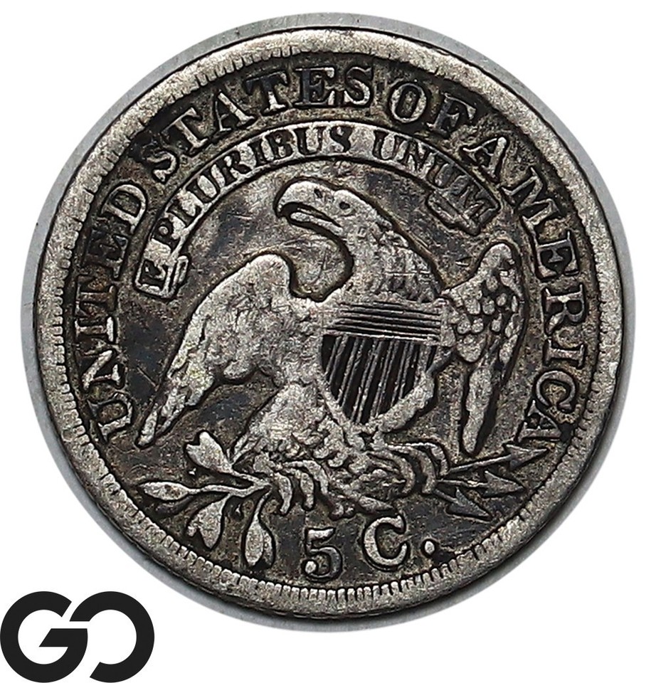1836 Capped Bust Half Dime, Scarce Early Collector Type Piece | eBay