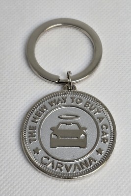 Carvana Keychain Silvertone Metal A New Way To Buy A Car Advertising ...