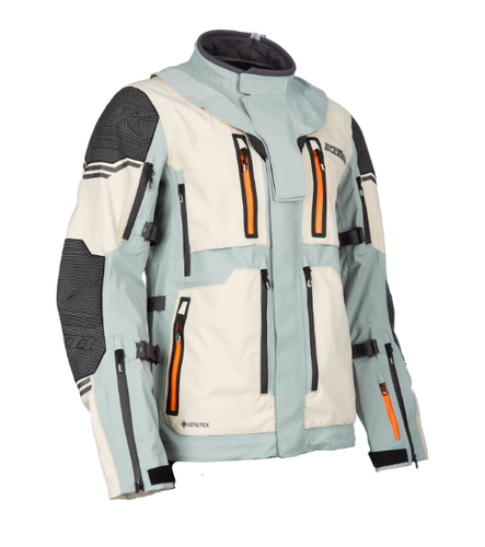 KLIM Sample Men's Adventure Rally Jacket -Size LG- Peyote- Slate Gray ...