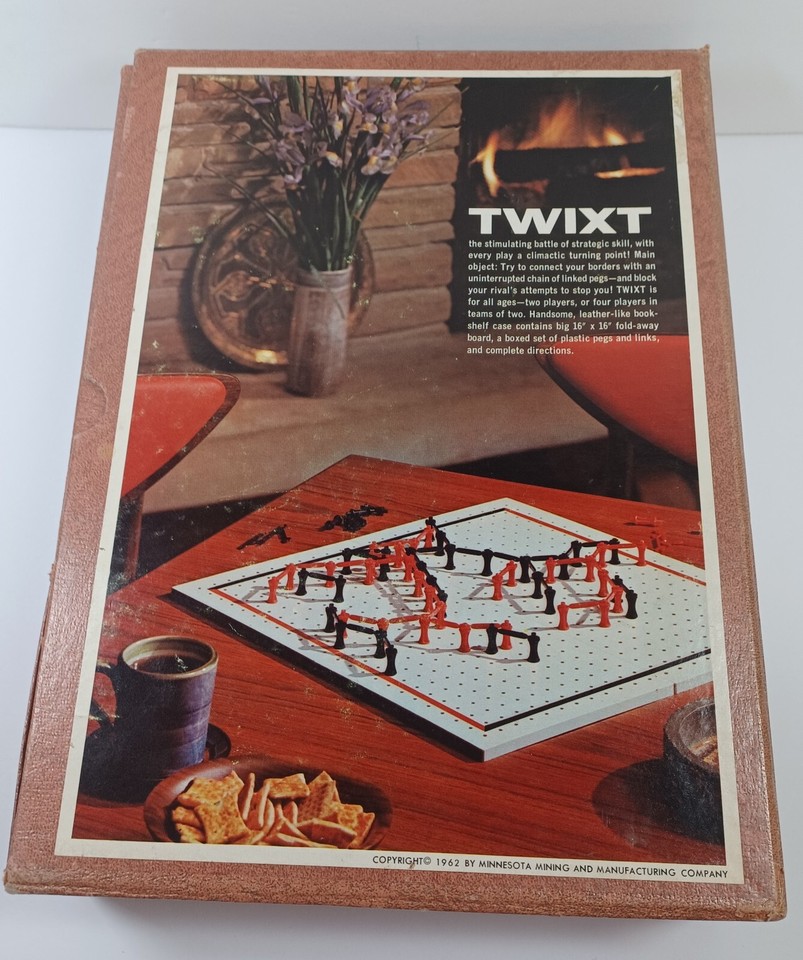 Vintage TWIXT 3M Bookshelf Board Game 1962 strategy game of barriers | eBay