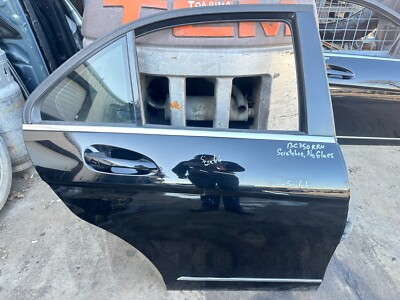 08-14 Mercedes C-class W204 sedan REAR RIGHT PASSENGER DOOR SHELL Black ...