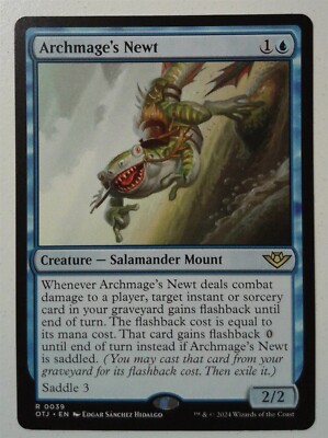 Archmage's Newt *Rare* Magic MtG x1 OTJ Outlaws of Thunder Junction | eBay