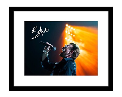 Bono 8x10 Signed Photo Print U2 alternative rock music concert ...