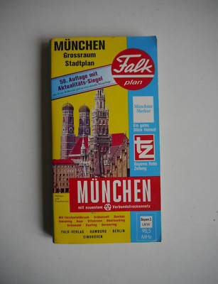 Falk Plan / Stadtplan München 58. Auflage | eBay.de
