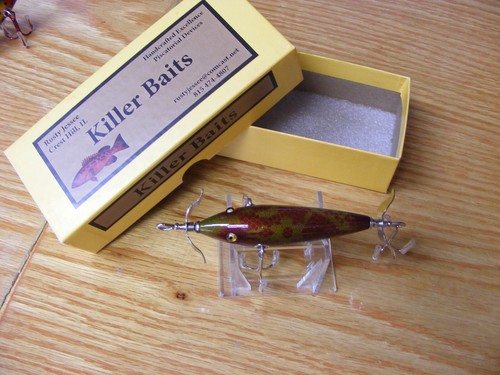 Killer Baits Rusty Jessee Heddon Style Glasseye 3 Hook 100 Raspberry ...
