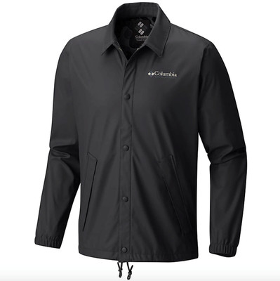 Columbia Men's LMTD IBEX Coaches Jacket sizes S M Nori Black Shell | eBay