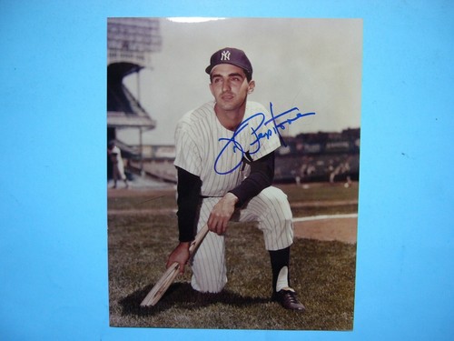 MLB BASEBALL PHOTO JOE PEPITONE AUTOGRAPH AUTO SHARP!! NEW YORK YANKEES ...